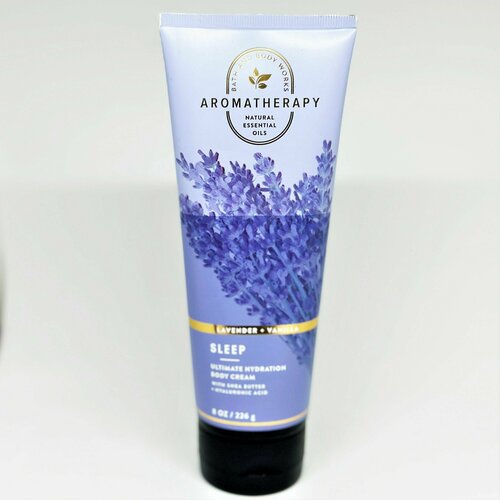 Bath and Body Works увлажняющий крем для тела ароматерапия Aromatherapy Lavender Vanilla(226гр)