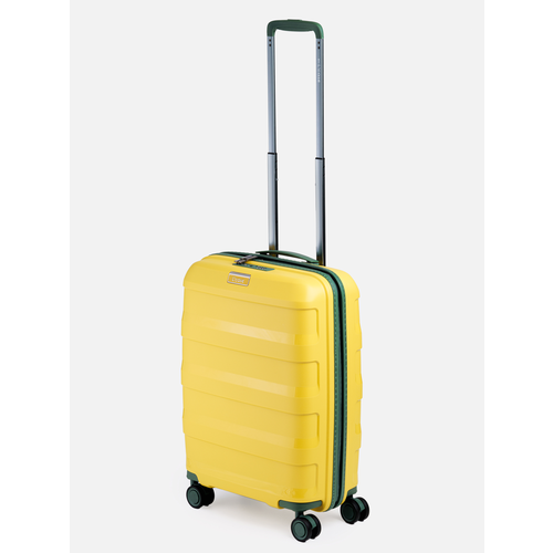 Чемодан L'case Monaco Ch0711, 48 л, размер S, желтый, горчичный