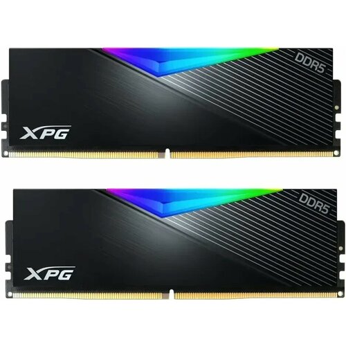 Оперативная память 64Gb DDR5 6400MHz ADATA XPG Lancer RGB (2x32Gb KIT) (AX5U6400C3232G-DCLARBK)