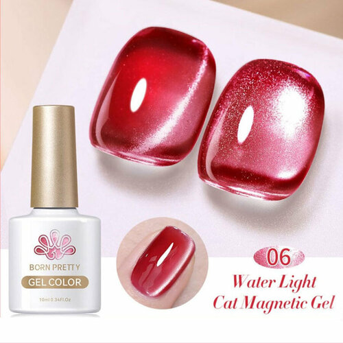 Born Pretty, Water Light Cat Magnetic Gel- магнитный гель-лак кошачий глаз WL-06, 10 мл