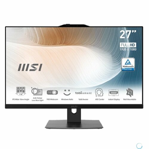 MSI Modern AM272P 12M-654RU [9S6-AF8211-655] Black 27" {FHD i7 1255U/32Gb/1Tb SSD/Iris Xe/Win 11 Pro/k+m}