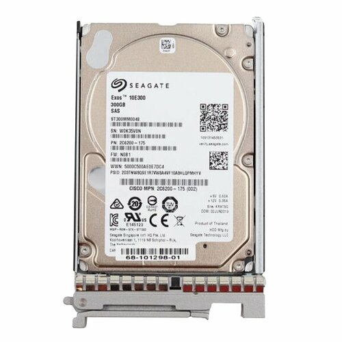 Жесткий Диск Cisco UCS-HD300G10K12N 300Gb SAS 2,5" HDD