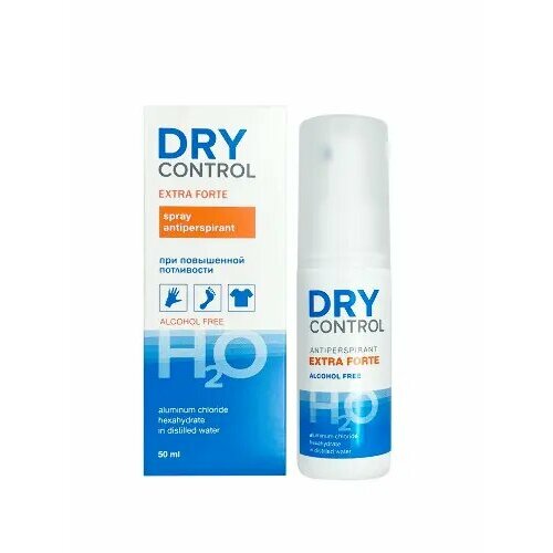 Drycontrol extra forte h2o спрей антиперспирант 50 мл