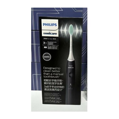 Электрическая зубная щетка Philips - 2100 Series черная