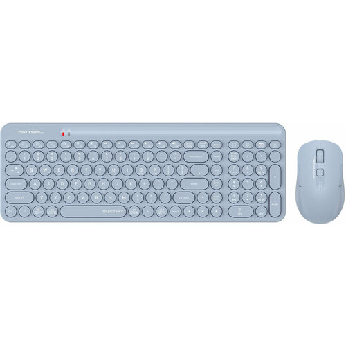 Клавиатура + мышь A4Tech Fstyler FG3300 Air клав: синий мышь: синий USB беспроводная slim Multimedia
