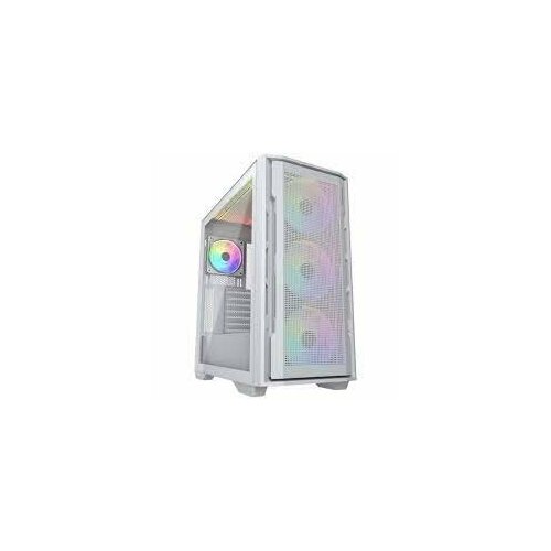 Корпус Cougar Uniface X RGB White, 3x140mm ARGB +1x120mm ARGB Fan, ARGB Fan Hub, без БП, белый, E-ATX