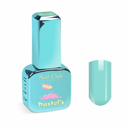 Nail Club professional Эмалевый гель-лак для ногтей с липким слоем PASTEL'S 1003 Tiffany 13 мл