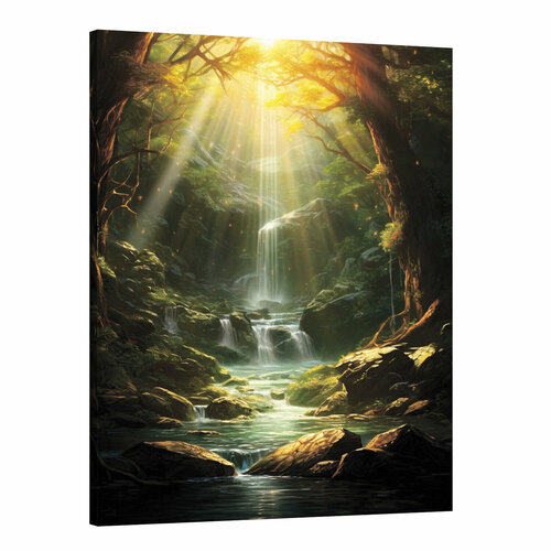 Интерьерная картина 50х70 "Эльфийский лес"