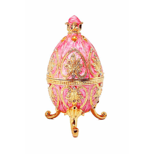 Яйцо Фаберже 4977 с короной розовое