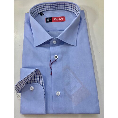 Рубашка Vester, размер 43/176-182, голубой