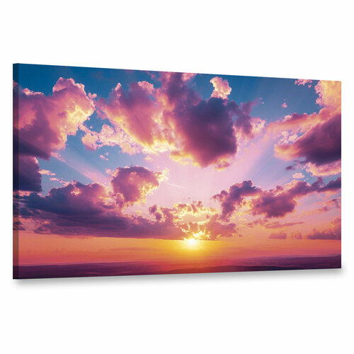 Интерьерная картина 100х60 "Облака любви"