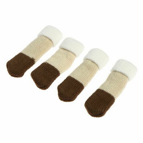 Носки для мебели цвет бежево-коричневый