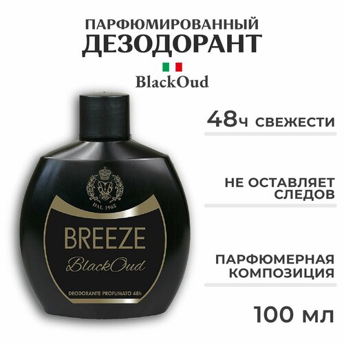 Breeze Мужской парфюмированный Дезодорант-спрей BlackOud 100 мл