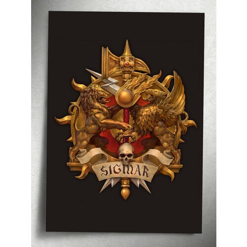 Постер: Эра Сигмара (Вархаммер, Warhammer Age of Sigmar), на А5