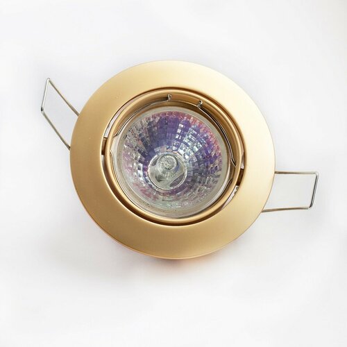 Светильник точечный встраиваемый N5049 Nobile (Германия) MR16 поворотный матовое золото 1850498000