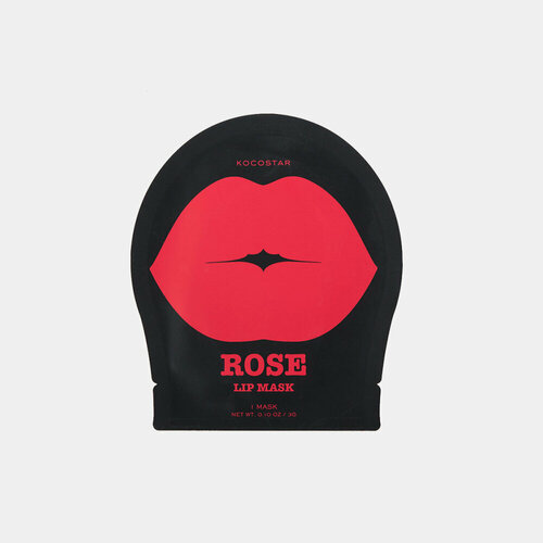 Kocostar Гидрогелевая маска для губ с экстрактом розы Rose Lip Mask