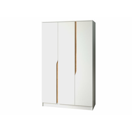Шкаф распашной Монс-3, Белый, 1200x2300x450 мм, Крона Мебель