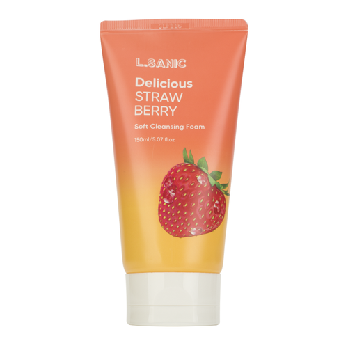 Очищающая пенка для умывания с экстрактом клубники L.Sanic Delicious Strawberry Soft Cleansing Foam