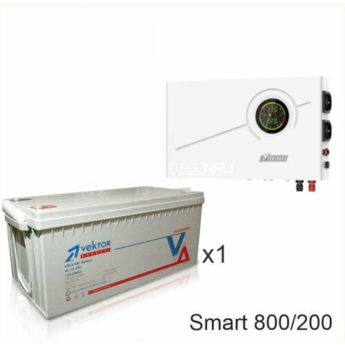 ИБП Powerman Smart 800 INV + Vektor GL 12-200