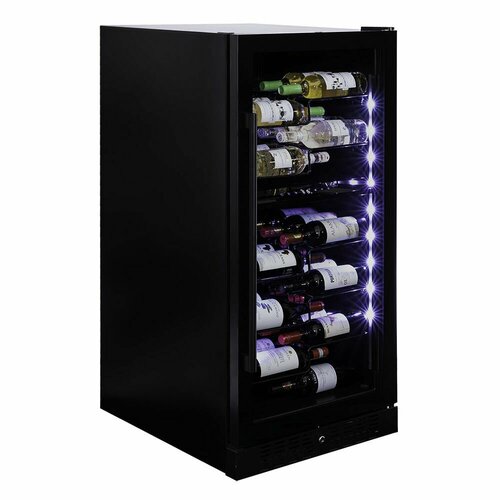 Винный холодильный шкаф Dunavox DX-58.258DB компрессорный (встраиваемый / отдельностоящий холодильник для вина на 58 бутылок)