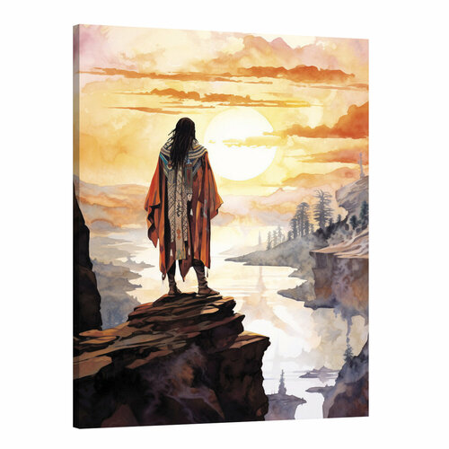 Интерьерная картина 50х70 "Ритуалы шамана"
