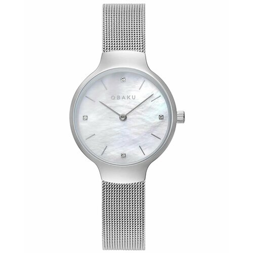 Наручные часы OBAKU Mesh, серебряный