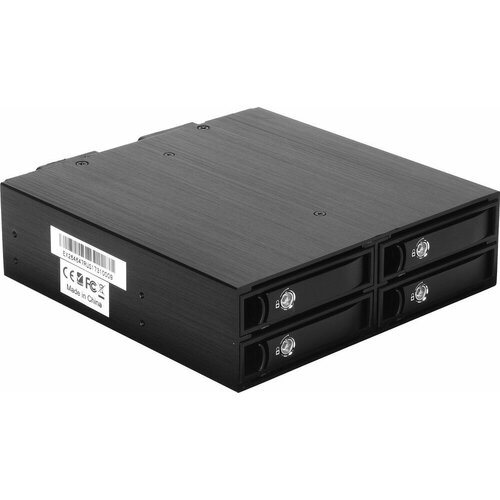 EX264647RUS, Корзина для HDD ExeGate HS425-01 (универсальная, на 4*2,5" SATA/SAS HDD, занимает 1*5,25" отсек, RTL)