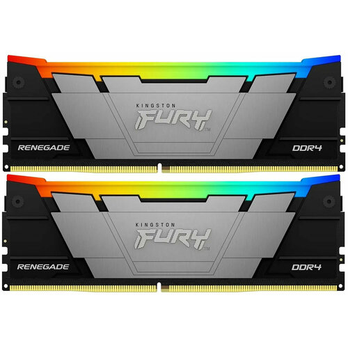 Оперативная память Kingston DDR4 32GB (2x16GB) 3600Mhz FURY Renegade Black RGB (KF436C16RB12AK2/32)