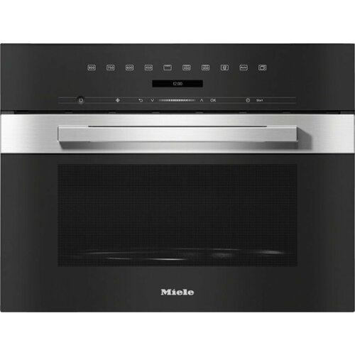 Микроволновая печь встраиваемая Miele M7240TC EDST/CLST, RUS, производство Великобритания, цвет сталь / Микроволновые печи