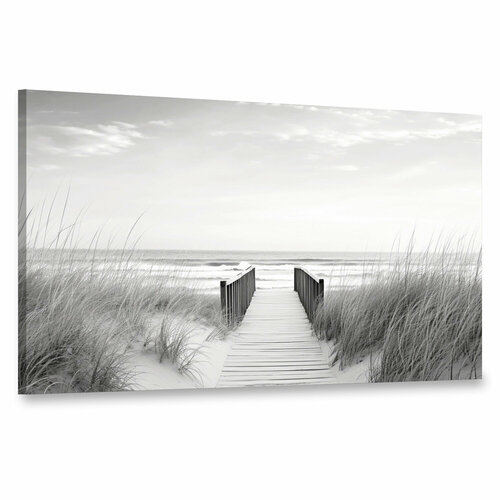 Интерьерная картина 100х60 "Морской след"