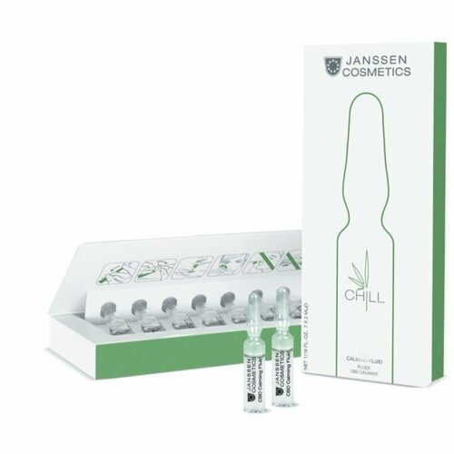 Janssen Cosmetics, Сыворотка для лица в ампулах успокаивающая Calming Fluid 7x2 мл