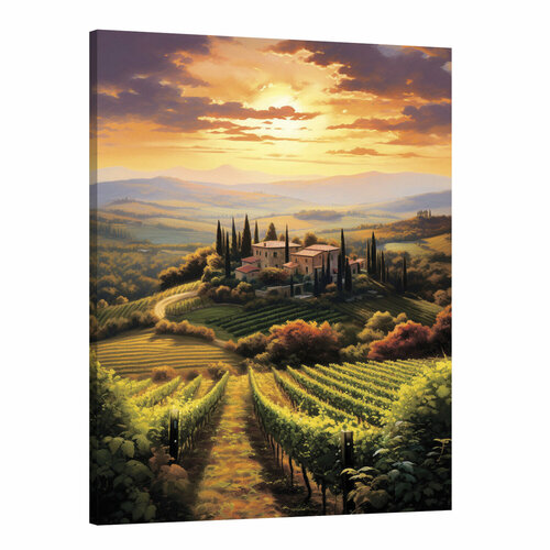 Интерьерная картина 50х70 "Путешествие в Италию"