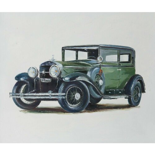 Картина маслом "Кадиллак V8 341-A Town Sedan Armored 1928" 50х60см
