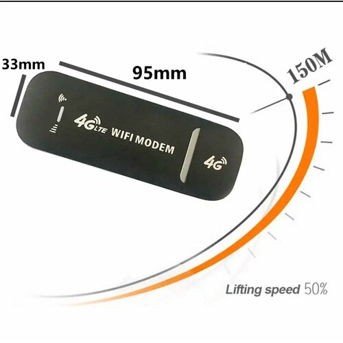 USB Wi-Fi 4G модем UF902 черный