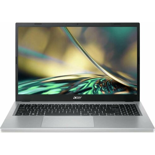 Ноутбук Acer Aspire 3 A315-510P-C4W1, 15.6", IPS, Intel N100 0.8ГГц, 4-ядерный, 8ГБ LPDDR5, 256ГБ SSD, Intel UHD Graphics , без операционной системы, серебристый [nx. kdhcd.00d]