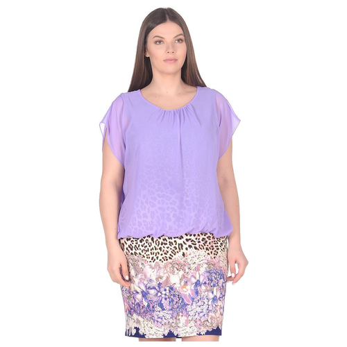 Платье DiSORELLE, размер 46, фиолетовый