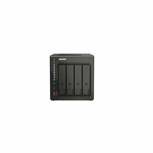 Сетевое хранилище QNAP SMB NAS, 4-tray w/o HDD. 2xHDMI-port. 4-core Celeron J6412 2-2.6 GHz, 8GB DDR, 2x2.5Gb LAN, 2 x M.2 2280 PCIe Gen 3 x2,