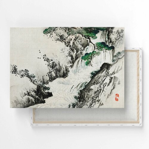 Картина на холсте, репродукция / Байрэй, Коно - Waterfall / Размер 30 x 40 см