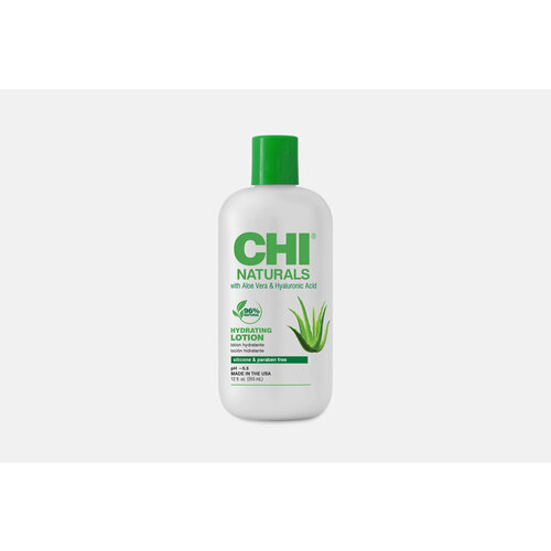 Увлажняющий Лосьон для тела CHI, NATURALS aloe vera & hyaluronic acid 355мл
