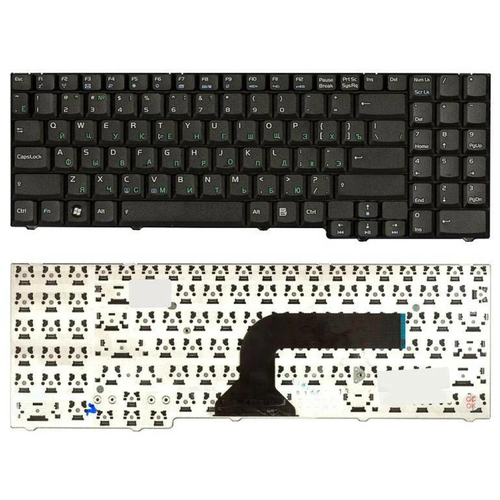 Клавиатура для ноутбука Asus M50, M70, X70 черная