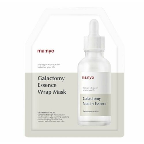 Ma: nyo Гидрогелевая маска с галактомисисом Galactomy Essence Wrap Mask 35 мл.