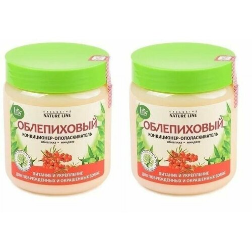 Iris cosmetic Кондиционер-ополаскиватель для волос Exclusive Nature Line, Облепиховый, 500 мл, 2 шт.
