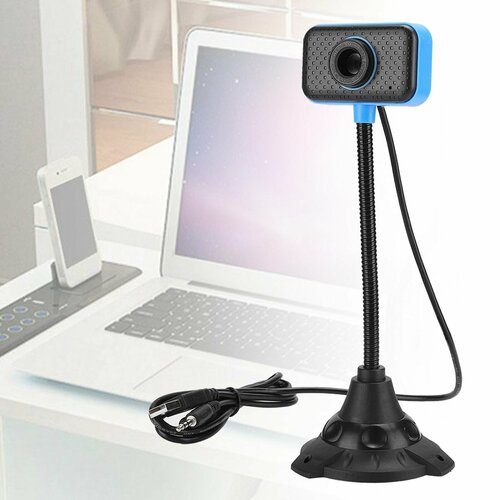 Настольная веб камера с микрофоном на гибкой ноге