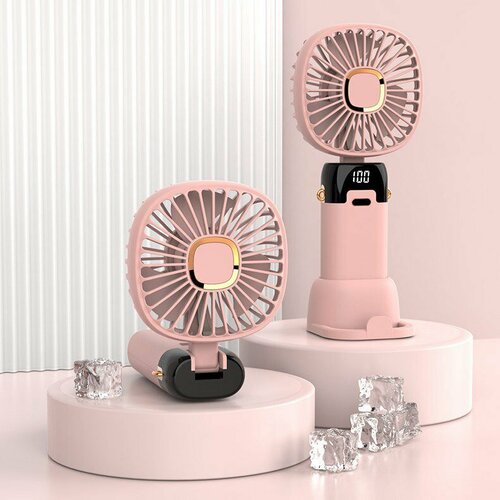 Розовый мини-вентилятор SF10