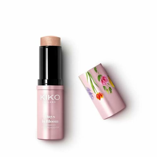 Kiko Milano Хайлайтер DAYS IN BLOOM FACE AND BODY STICK, 02 Gold Attitude