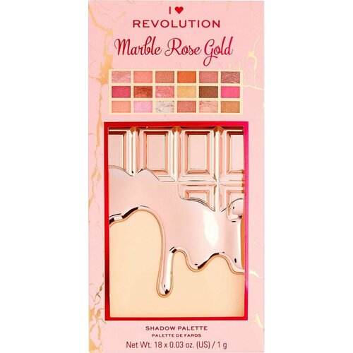Тени для век Revolution I Heart Marble Rose Gold х2шт