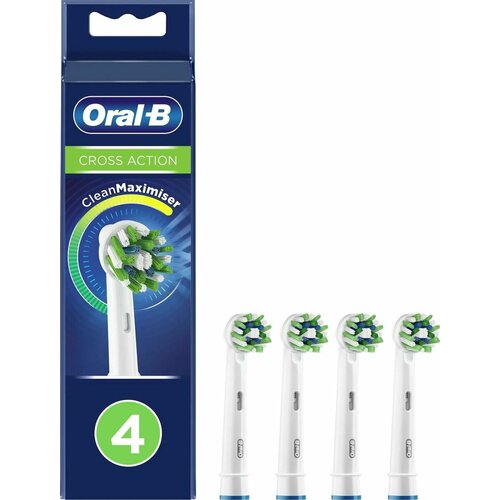 Набор сменных насадкок Oral-B CrossAction EB50RB, 4 шт [80348194]