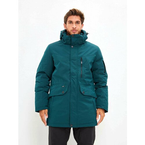 Куртка TISENTELE, размер 52 (XL), темно-зеленый