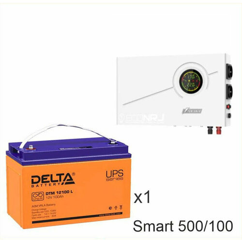 ИБП Powerman Smart 500 INV + Delta DTM 12100 L