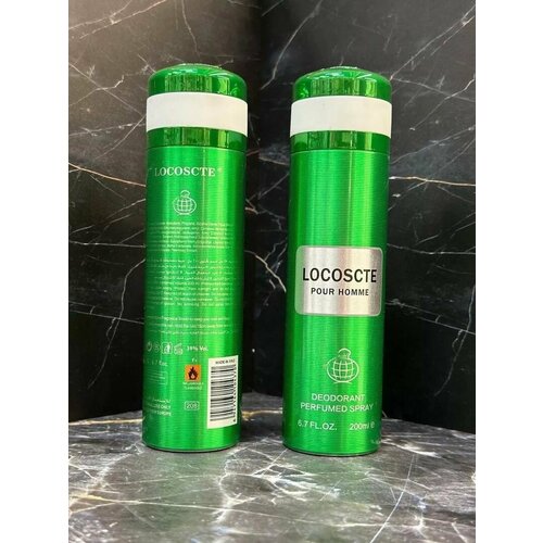 Парфюмерный дезодорант спрей для мужчин Lacoscte 200мл